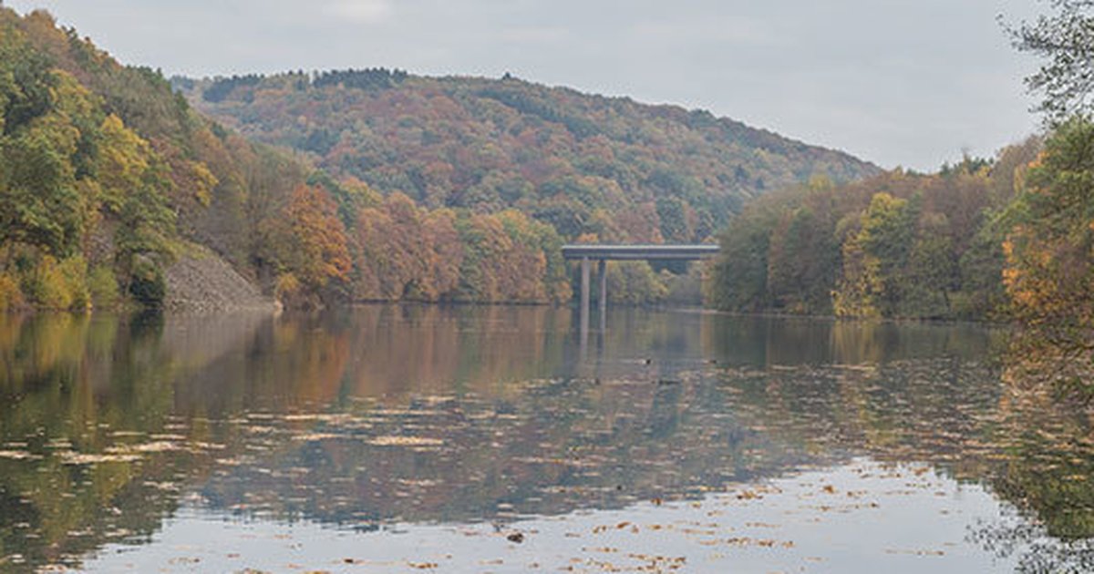 Der Stauweiher Bieberstein in Reichshof - Urlaub und Freizeit
